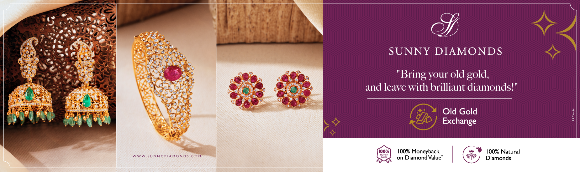 Buy Diamonds Online | Diamond Jewellery Store - Sunny Diamonds